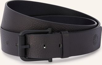 Stone Island Lederg&uuml;rtel schwarz
