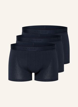 CALIDA Calida 3er-Pack Boxershorts Natural Benefit blau