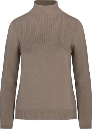 Bomboogie Femme, Pulls, Beige, Taille: 40 FR Pull sans couture &agrave; col roul&eacute;