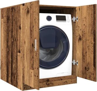vidaXL Meuble pour machine &agrave; laver vieux bois 70,5x71,5x91,5 cm Vidaxl 428428