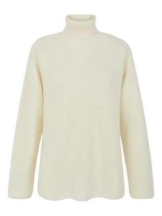 P.A.R.O.S.H. pull &agrave; col roul&eacute; - Blanc