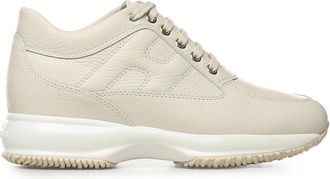 Hogan Femme, Chaussures, Beige, Taille: 35 1/2 EU Baskets Interactive