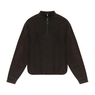 Represent Initial Funnel Neck Quarter Zip Sweatshirt - - Sweatshirts & Hoodies - Herren - Braun - M