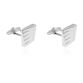Lanvin Homme, Accessoires, Gris, Taille: ONE Size Boutons de manchette plaqu&eacute;s platine