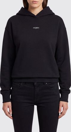 Dolce & Gabbana Baumwoll-Hoodie mit Kontrast-Logo