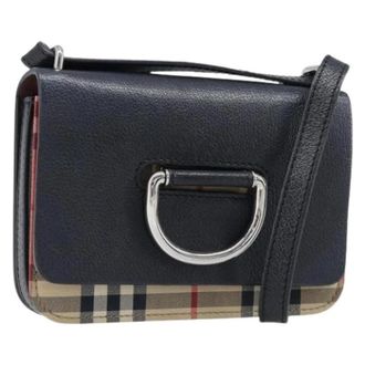 Burberry Pre-owned Vintage Canvas Shoulder Bag - - Pre-owned - Damen - Schwarzk - ONE SIZE