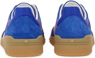 Valentino Garavani Split Calf Leather Sneaker - Blue