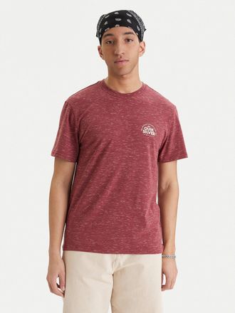 Quiksilver T-Shirt EQYKT04416 Dunkelrot Regular Fit