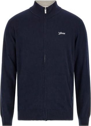 Guess Guess Gilet zipp&eacute; logo brod&eacute; jeans - Homme