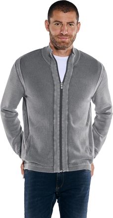 Engbers Herren Herren Cardigan strukturiert, Dunkelgrau, 37620, Dunkelgrau in Gr&ouml;&szlig;e XL