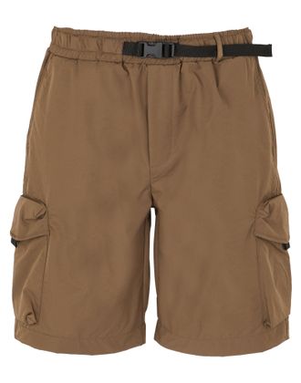 8 by YOOX NYLON BLEND BUCKLE-WAISTBAND CARGO SHORT