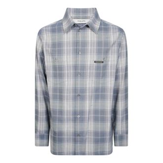Golden Goose Camicia Tasca Cotton Toile - Homme - Chemises - Bleu - Taille: S