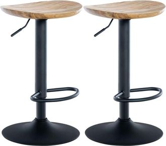 Clp Ensemble de 2 tabourets de bar Skelde Natura