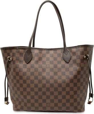 Louis Vuitton 2009 Damier Ebene Neverfull MM tote bag - Braun