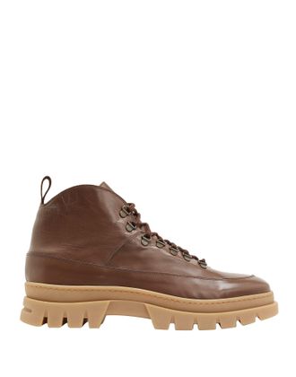 8 by YOOX LEATHER TREK ANKLE BOOTS
