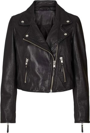 Lollys Laundry Femme, Vestes, Noir, Taille: 44 FR LilLL Leather Jacket