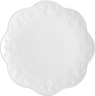 Holst Porzellan CE 026 Porzellan Teller flach 26,5 cm Ceremony Weiß 26,5 x 26,5 x 2 cm 1 Stück