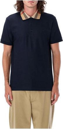 Burberry Homme, Tops, Bleu, Taille: S Cotton Crewneck T-Shirt