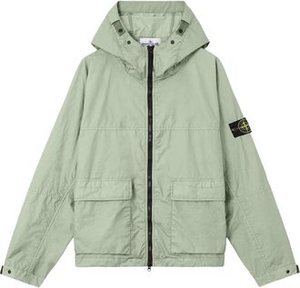 Stone Island Homme, Sport, Vert, Taille: XL Veste &agrave; &eacute;cusson logo