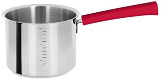 Cristel CHG14MF Stielkasserolle mit hoher Skala, Edelstahl, 14 cm - Kollektion Mutine