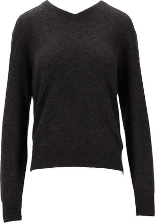 Saint Laurent Pullover mit V-Ausschnitt - Grau