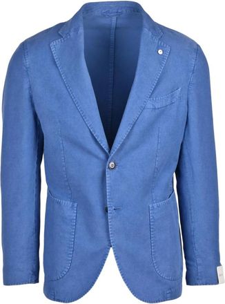 L.B.M. 1911 L.b.m. 1911, Homme, Vestes, Bleu, Taille: M Cotton Blazer