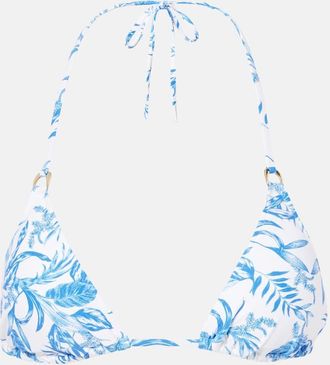 Melissa Odabash Bedrucktes Bikini-Oberteil Key West