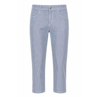 2-Biz Cropped Hosen - - Trousers - Damen - Blau - 3XL