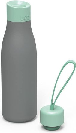 Berghoff Leo Isolierflasche 0,5 L - (mit 2 Deckeln: mit Tragegurt + Deckel mit klick-Verschluss, Thermobeh&auml;lter f&uuml;r Getr&auml;nke/Kaffee/Tee warm oder kalt, aus Ede