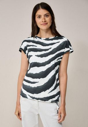 Cecil T-Shirt mit U-Boot-Ausschnitt