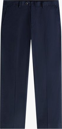 Tommy Hilfiger Pantalon droit New York Label en coton m&eacute;lang&eacute;