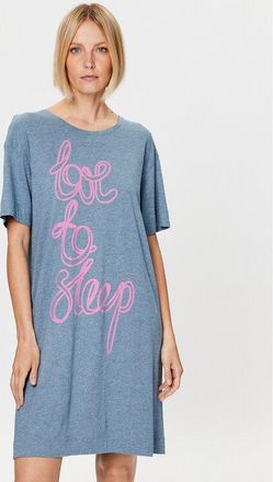 Triumph Nachthemd 10214840 Blau Regular Fit