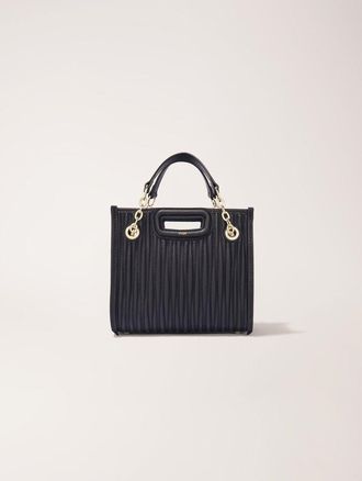 Maje Mini Cabas En Cuir Matelass&eacute; - Noir - Maje