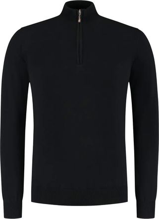Doriani Pullover mit Reißverschluss - Schwarz