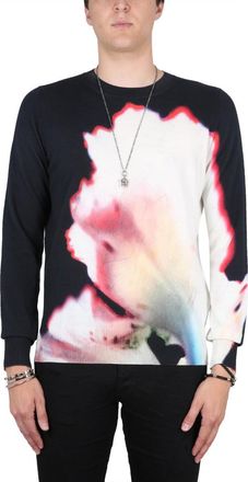 Alexander McQueen Solarised Floral Print Sweater - Multicolor