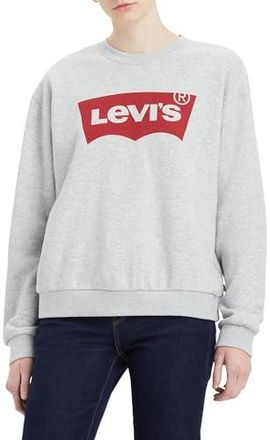 Levi's Sweat-Shirt Everyday Crew pour Femme, Crew Core Batwing II Starstruck Heather Grey Starstruck Hetaher Grey, S