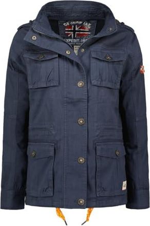 Geographical Norway arouchka lady Veste Coupe Vent Femme Outdoor - Blouson Deperlant Manches Longues Femmes - Manteau Pluie Randonnee Saison Printemps Ete Automne Hiver (