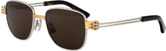 Bottega Veneta Stylische Sonnenbrille Bv1380S - - Accessories - unisex - Grau - 51 MM