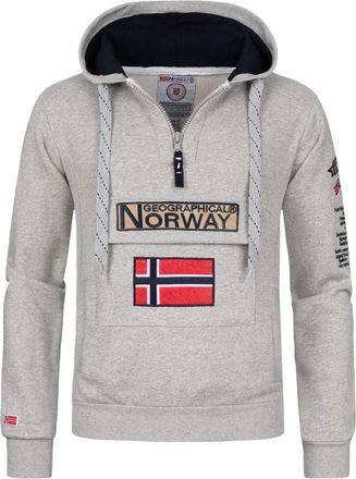 Geographical Norway Herren Pullover Gymclass Blended Grey XXL
