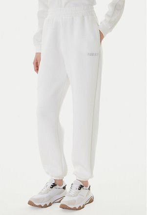 Guess Jogginghose Cecilia V4BB13 K7UW2 Wei&szlig; Regular Fit