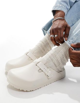 Birkenstock Boston - Sabots en EVA - Coquille doeuf-Blanc