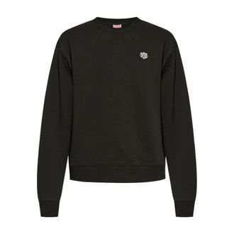 Kenzo Homme, Sweatshirts et sweats à capuche, Noir, Taille: S Pull Col Rond Noir