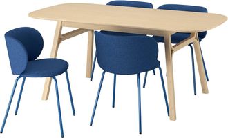 IKEA VOXL&Ouml;V / KRYLBO Tisch und 4 St&uuml;hle