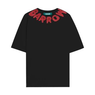 Barrow Barrow, Homme, Tops, Noir, Taille: XL Jersey T-Shirt
