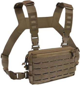 Generico Sac &agrave; bandouli&egrave;re, randonn&eacute;e - Porte-monnaie avec lib&eacute;ration rapide, sangle r&eacute;glable, pour activit&eacute;s de plein air, moto, gym, voyage, p&ecirc;che