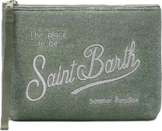 MC2 Saint Barth Femme, Sacs, Vert, Taille: ONE Size Aline Lurex Pochette