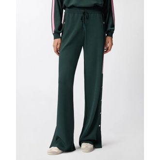 Pinko Pinko, Femme, Pantalons, Vert, Taille: 40 FR Piqu&eacute; Pantalons de surv&ecirc;tement