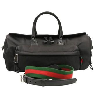 Gucci Sac Boston Pre-owned - Femme - Pre-owned - Noir - Taille: ONE Size
