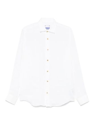 Jacob Cohen Hemd aus Leinen - Weiß