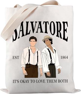 Generic Sac fourre-tout inspiré de lémission télévisée Vampire Brothers Its Okay To Love Them Both Est 1864, Its-tb, cm